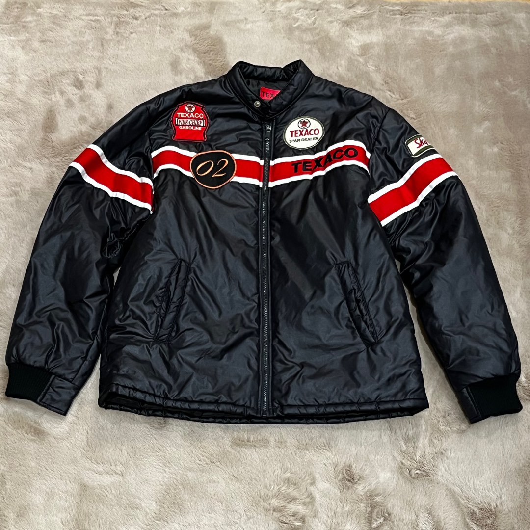 Vintage Texaco Oil Racing Jacket, Men's Fashion, Coats, Jackets and ...