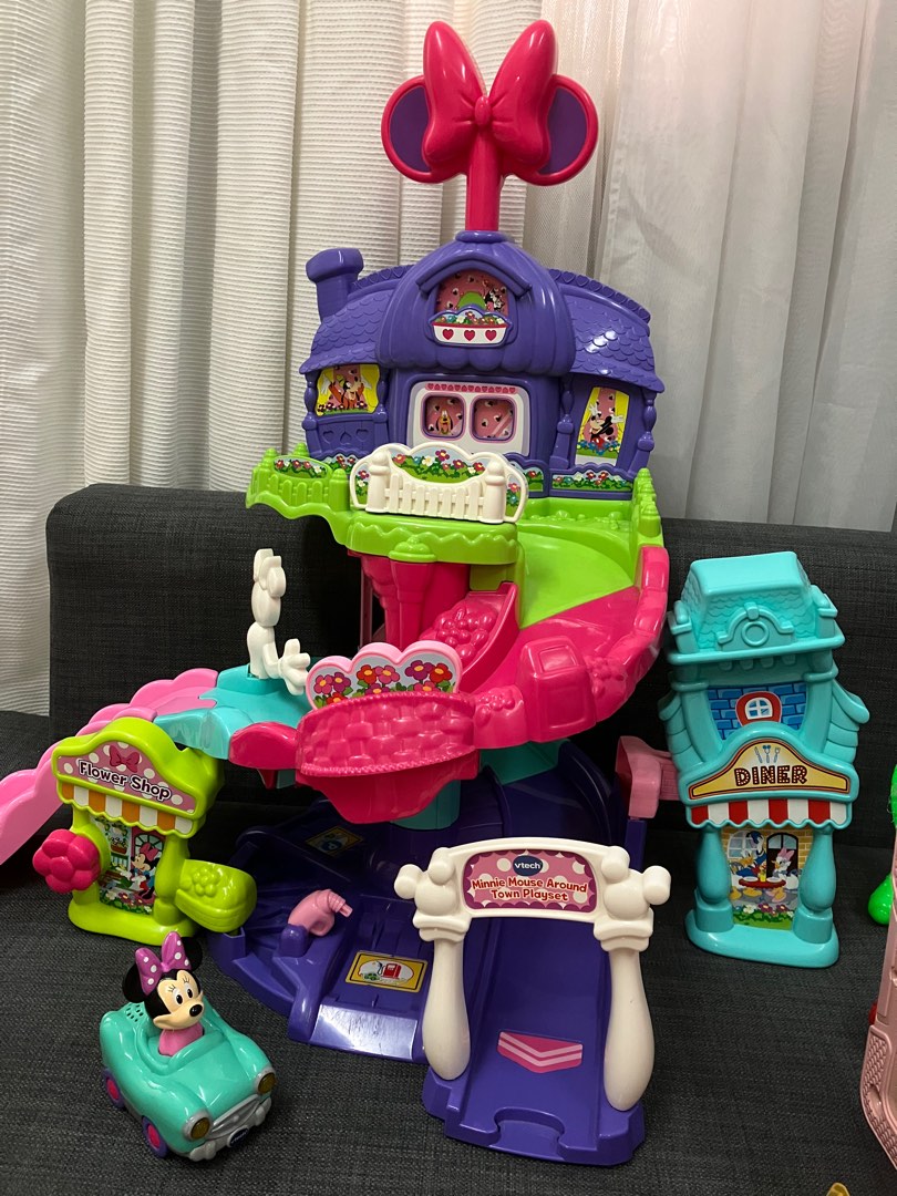 Vtech Minnie Mouse Around Town Playset, Hobbies & Toys, Toys & Games on ...