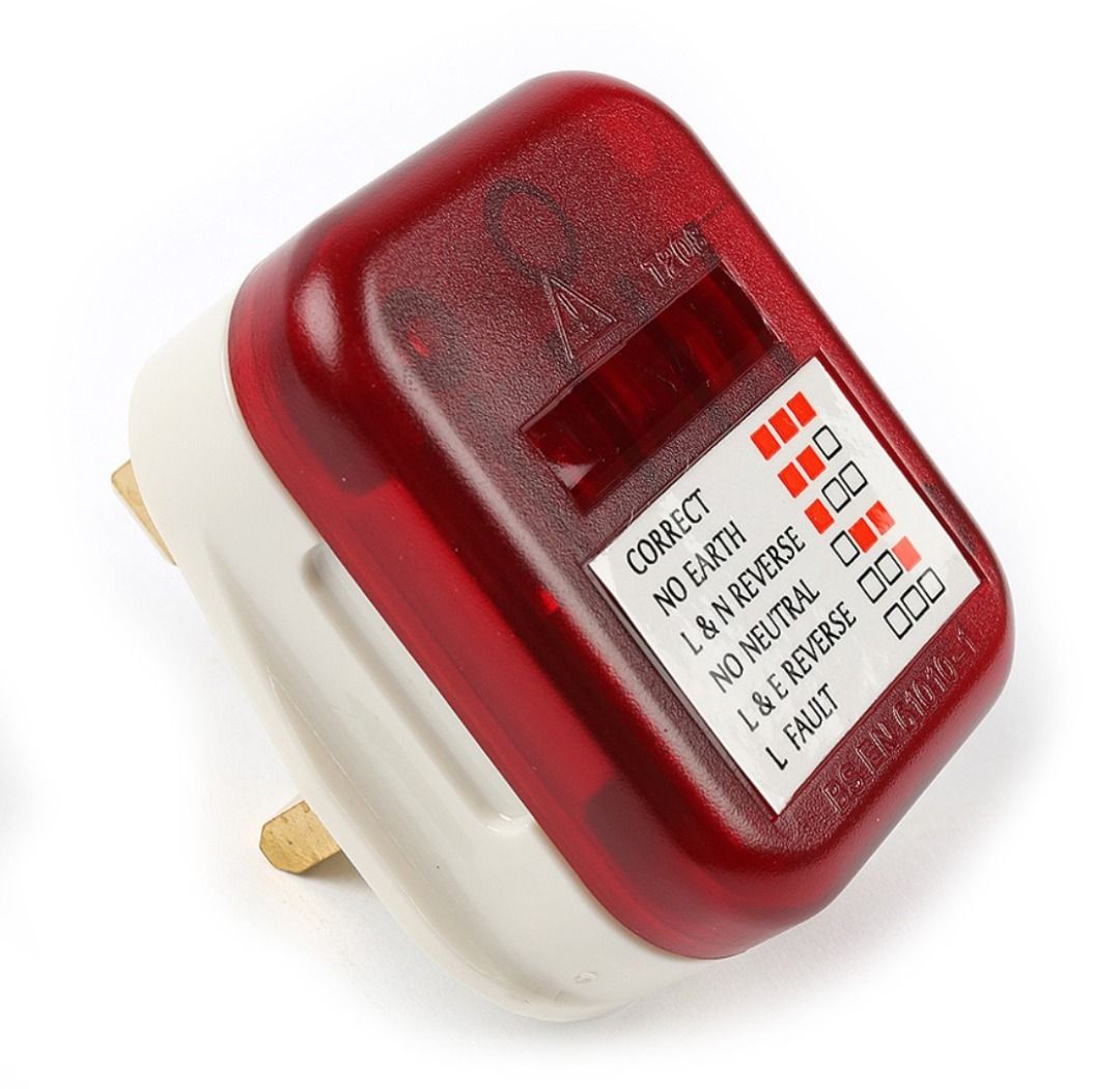 Winner 13A Socket Safety Tester 電源插座測試儀, 家庭電器, 轉插器及插頭 - Carousell