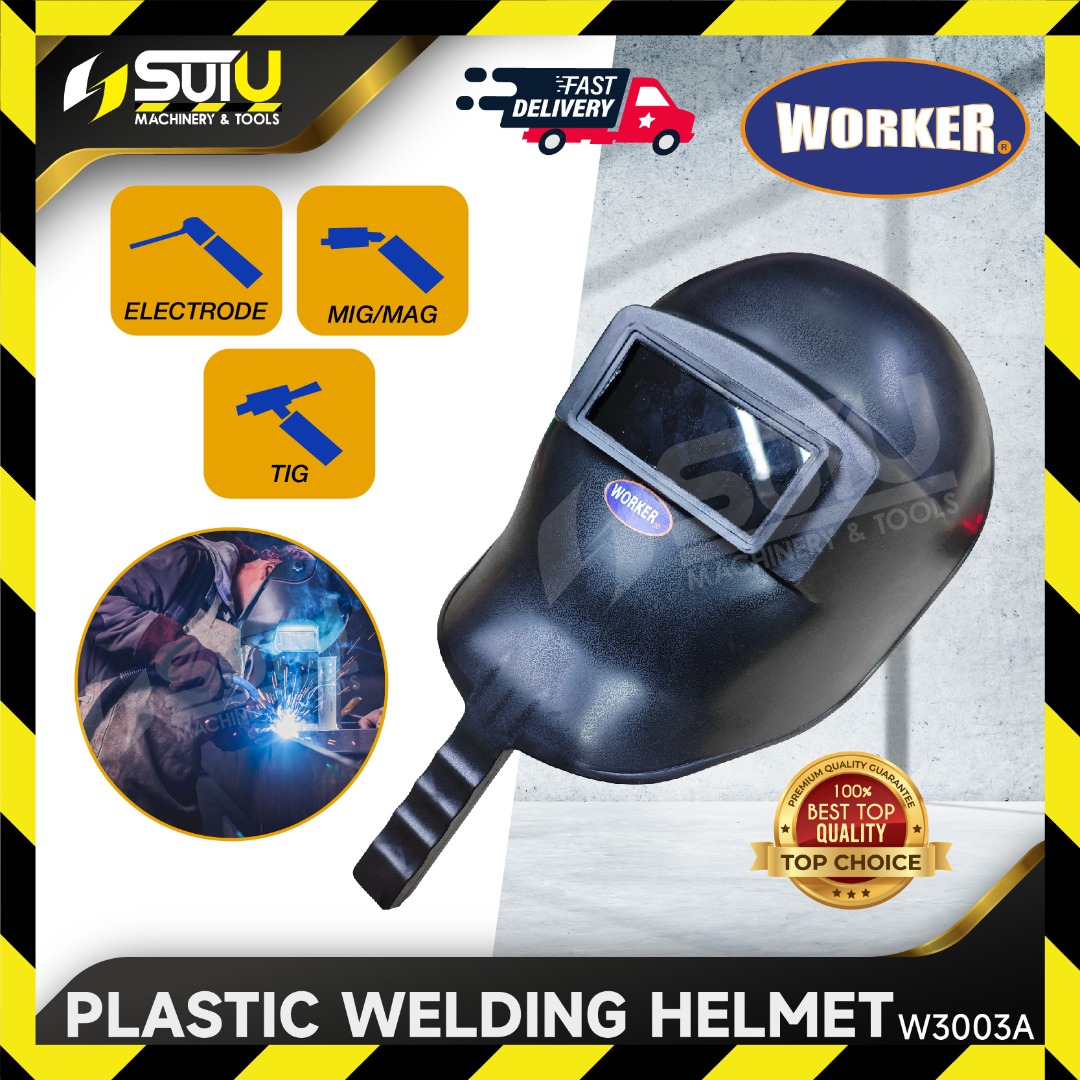 WORKER W3003A Plastic Welding Helmet, Furniture & Home Living, Home ...