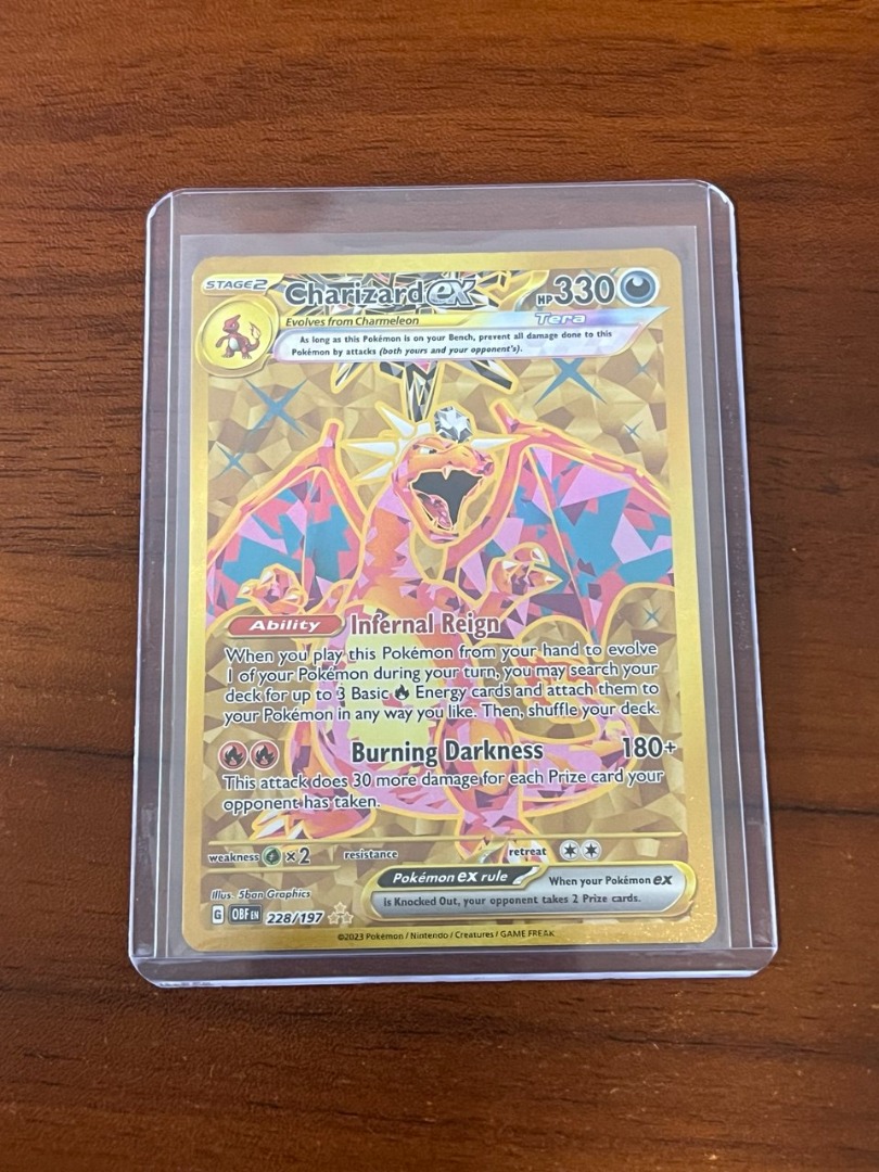 [WTS] Charizard Gold UR, Gloom IR, Cleffa IR Obsidian Flames, Hobbies ...