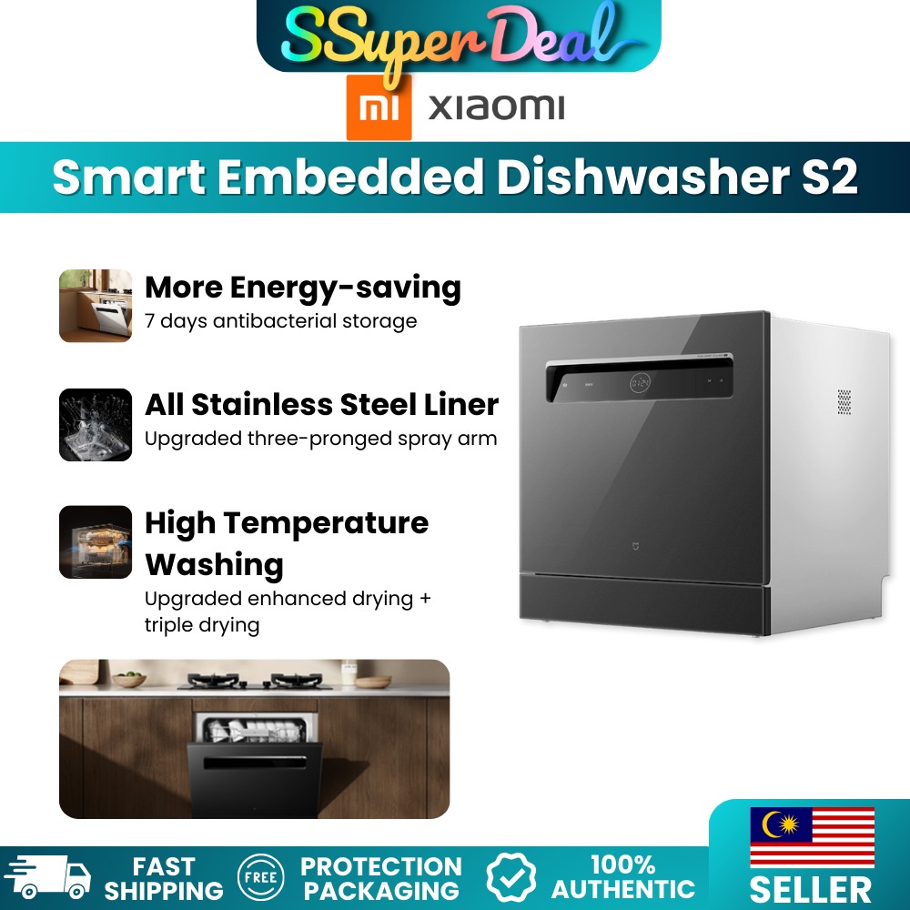 Xiaomi Mijia Smart Embedded Dishwasher 13 Sets S2 Antibacterial Storage ...