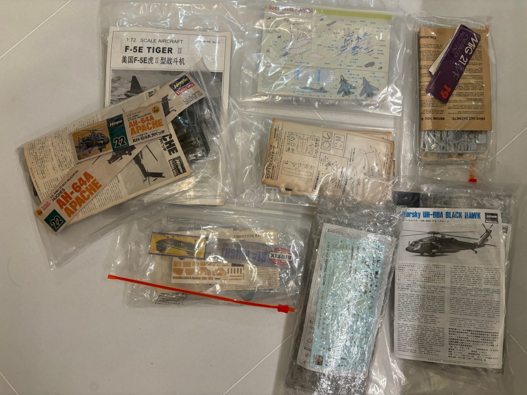 1/72 and 1/144 Bagged Model Kit Clearance, Hobbies & Toys, Toys & Games ...
