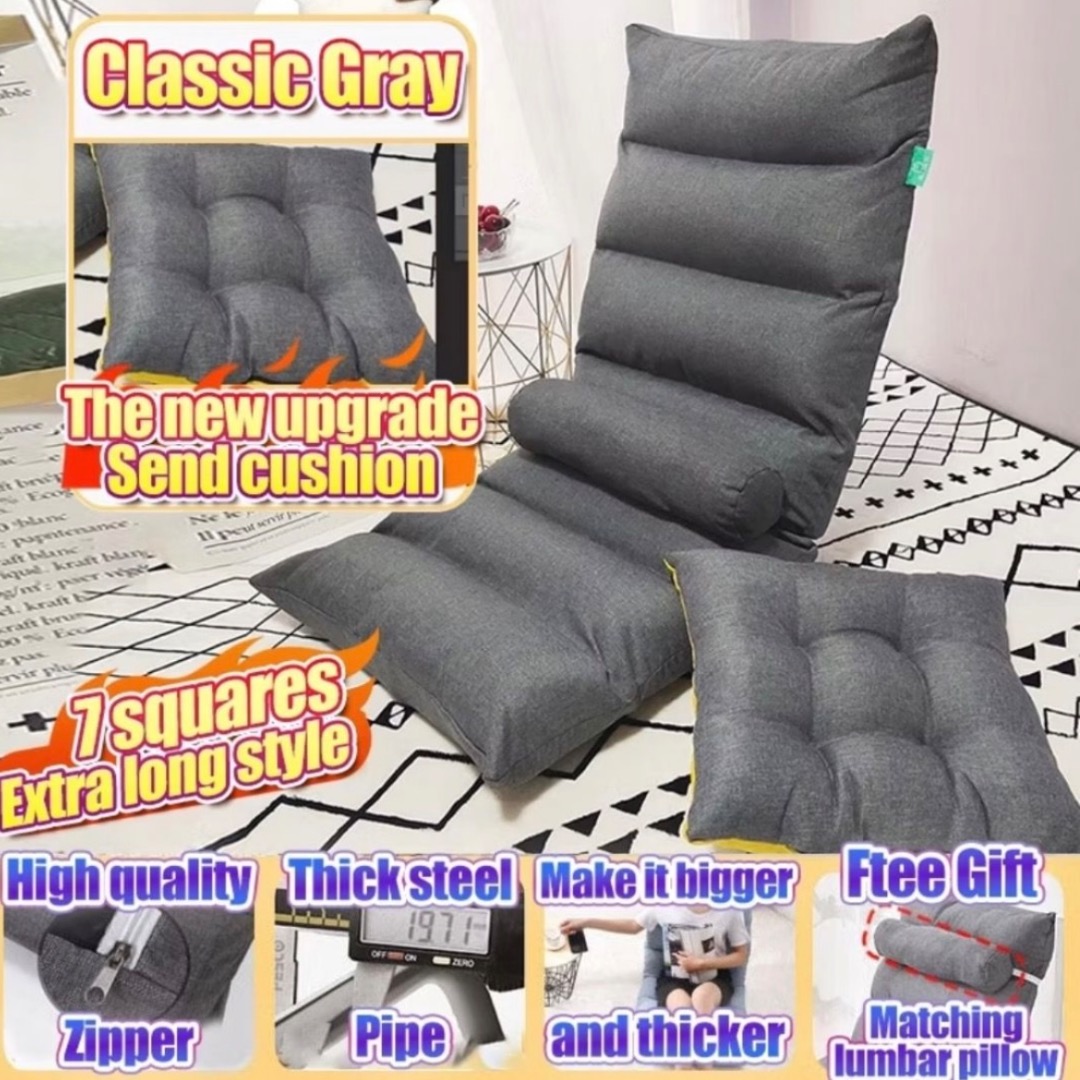 Adjustable Reclining Floor Sofa | Foldable Tatami Style Lazy Sofa Bed ...