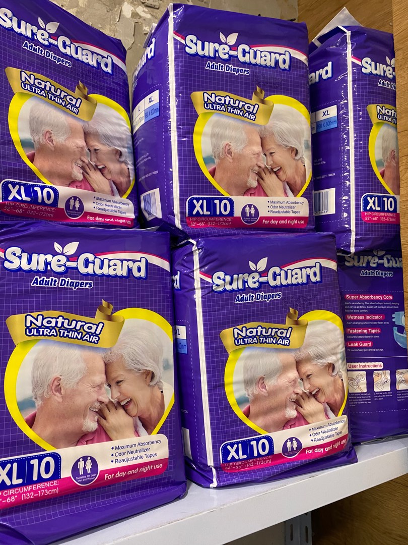 Adult Diaper (Sureguard), Health & Nutrition, Medical Supplies & Tools ...