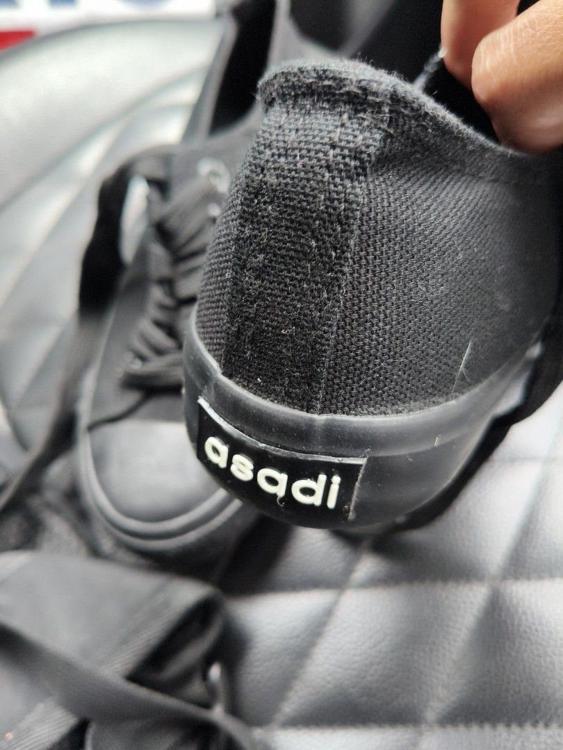 Asadi Black School Shoes, Men's Fashion, Footwear, Sneakers on Carousell
