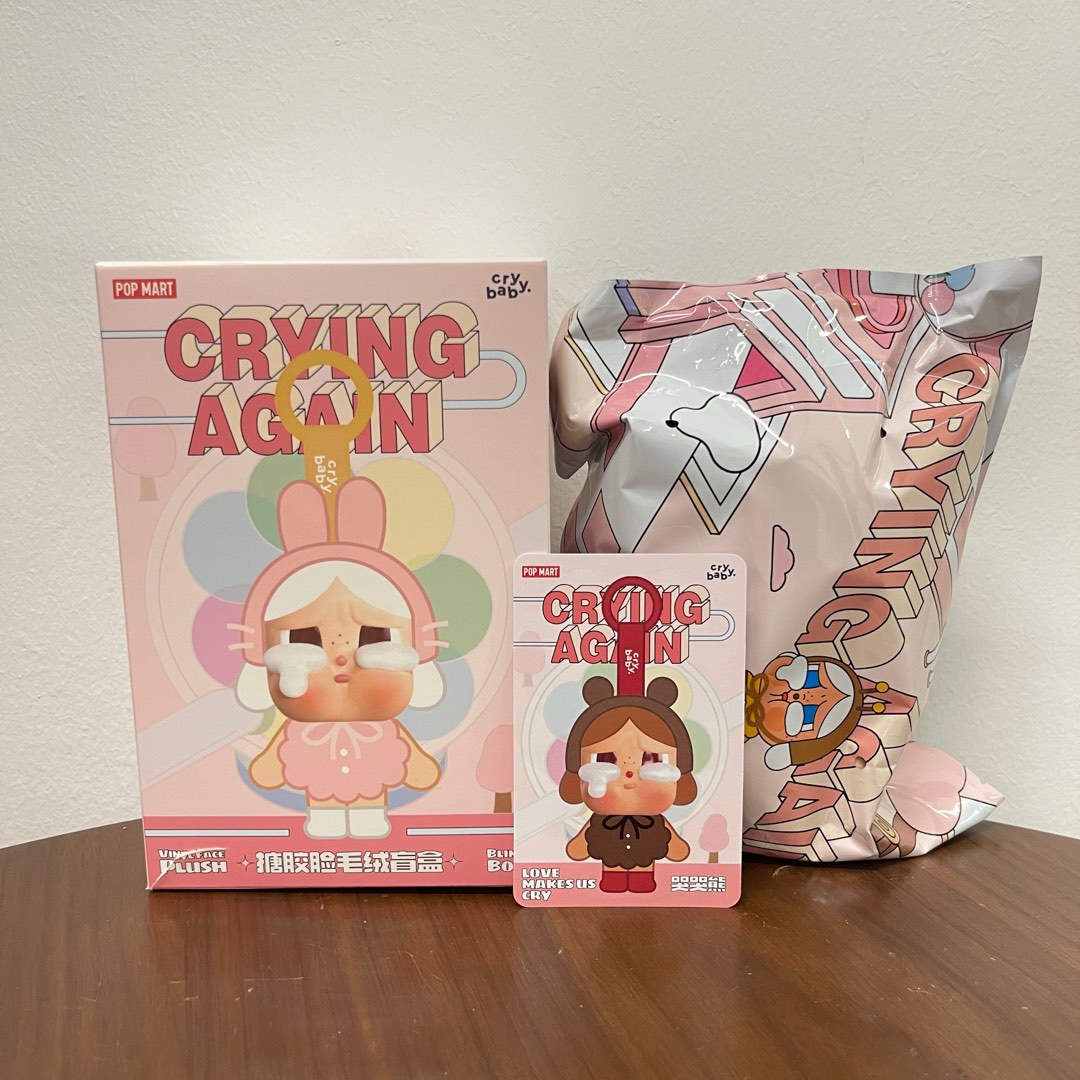 Authentic CRYBABY Crying Again Plush (Bear), Hobbies & Toys, Toys ...