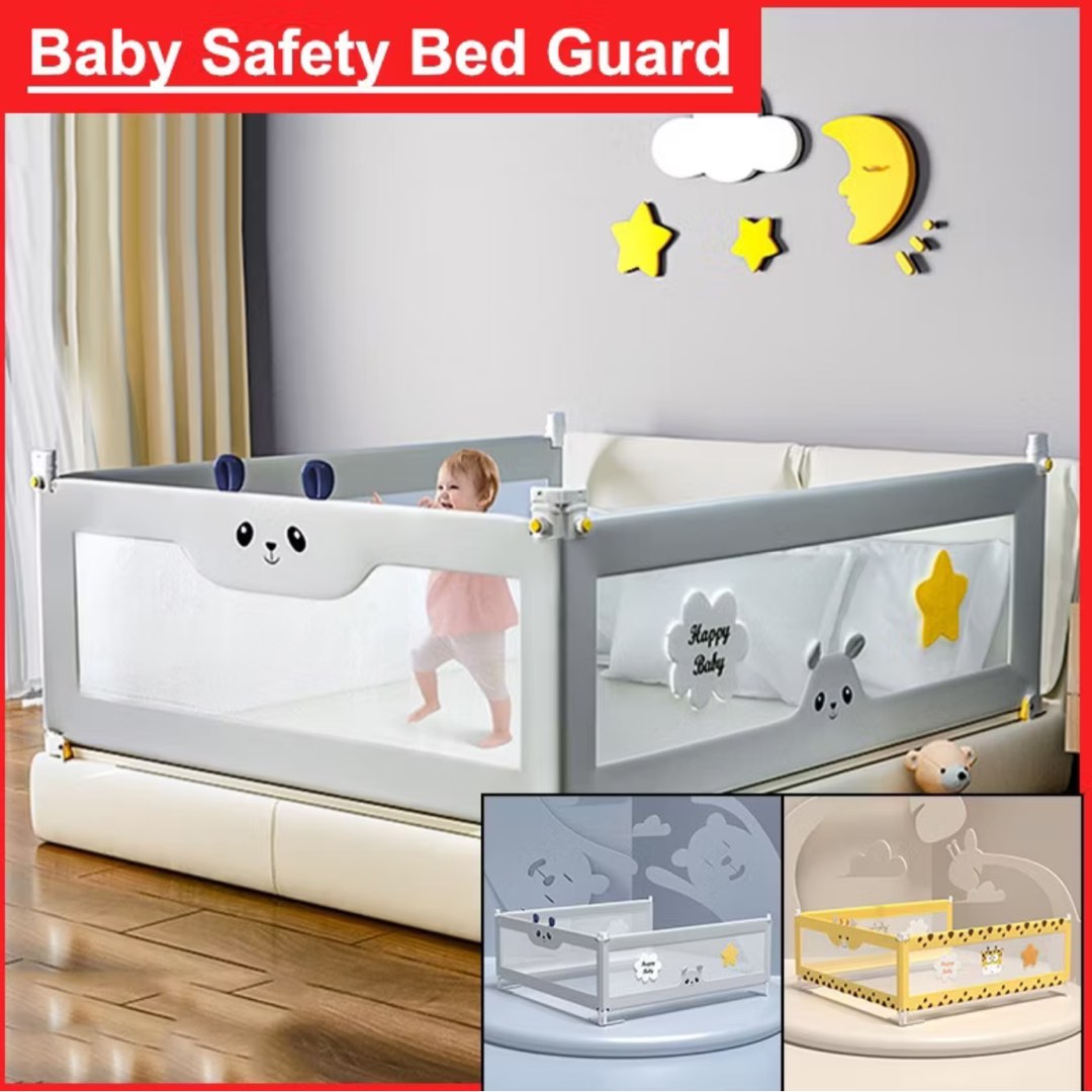 Baby bed safety fence, Babies & Kids, Baby Nursery & Kids Furniture ...