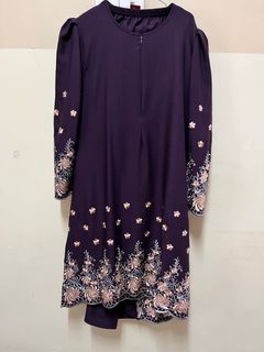 Baju kurung dark blue and dark green / Baju Raya / Baju Kurung / Baju ...