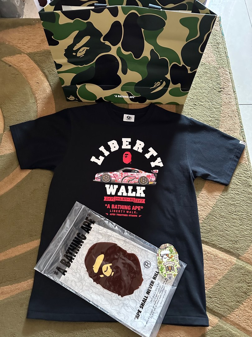 Bape x liberty walk, Men's Fashion, Activewear on Carousell