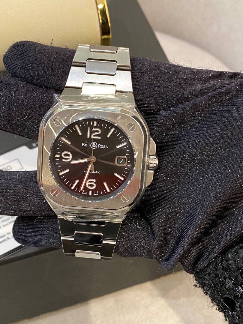 BELL & ROSS BR 05 REF BR05A-BL-ST/SST BLACK DIAL 40MM AUTOMATIC WATCH ...