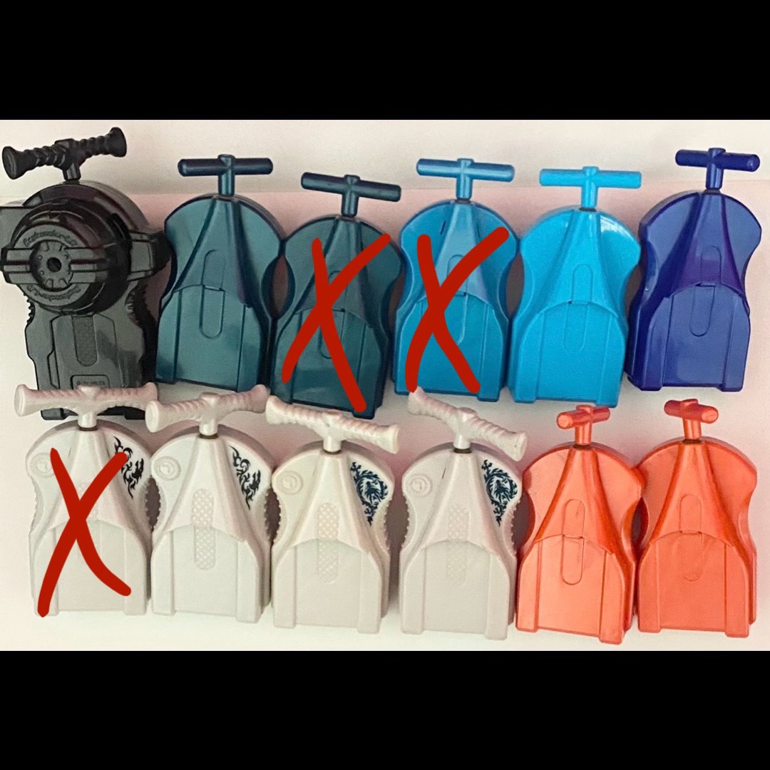 Beyblade Metal Fight Launchers, Hobbies & Toys, Toys & Games on Carousell