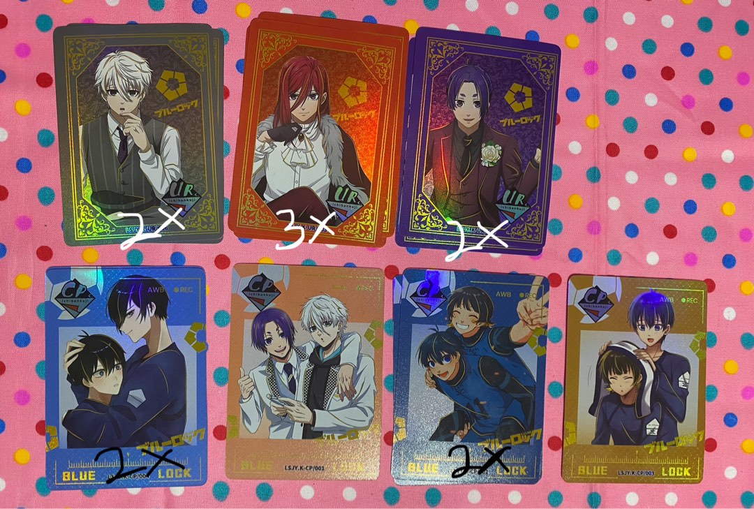 blue lock card (thin) isagi rin bachira chigiri kunigami reo nagi ness ...