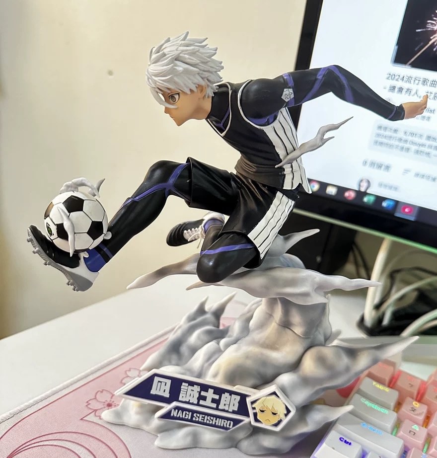 Blue Lock GK PVC 21cm Seishiro Nagi Trap Figure Statue OVERSEAS INSTOCK ...