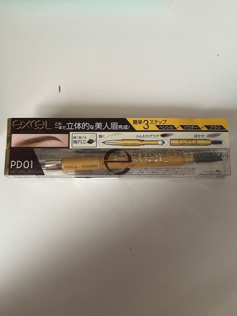 Brand New Excel Tokyo Rich Casual Japan Japanese Eyebrow Pencil Powder ...
