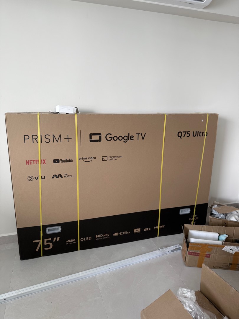 Brand New Prism TV Q75 Ultra, TV & Home Appliances, TV & Entertainment ...