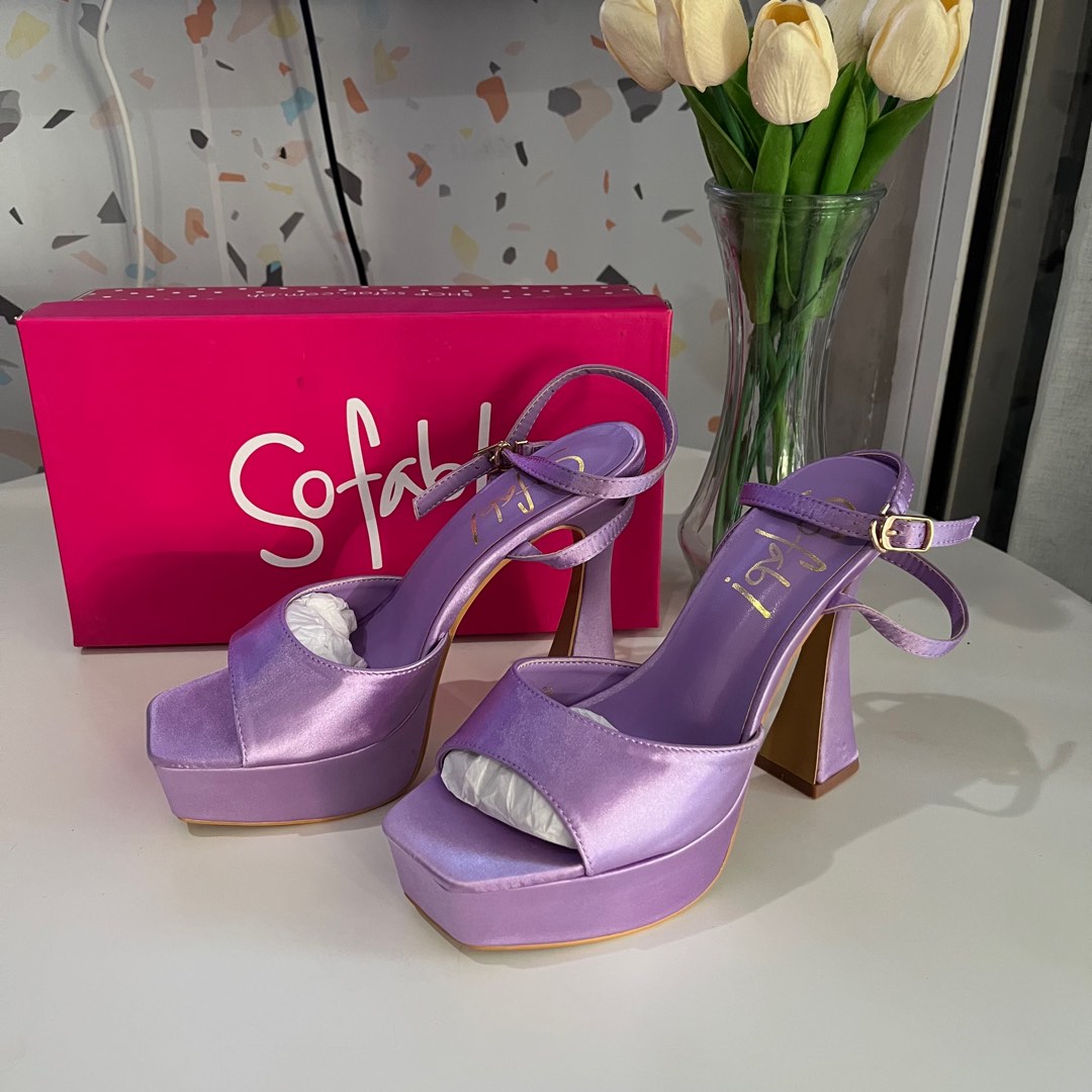 BRAND NEW So Fab Sheridan Platform High Heels Purple in Size 38, Women ...