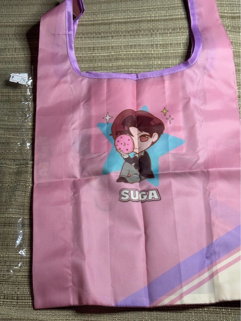 BTS TinyTan Suga ecobag, Hobbies & Toys, Memorabilia & Collectibles, K-Wave on Carousell