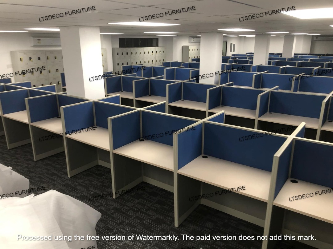 CALL CENTER WORKSTATION CUBICLE | OFFICE PARTITION, Furniture & Home Living, Office Furniture ...