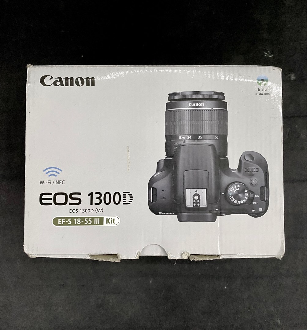 Canon EOS 1300D Wireless (Complete Kit), Photography, Cameras on Carousell