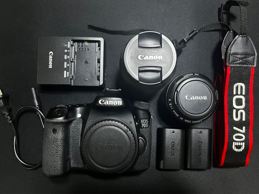 Canon EOS 70D Semi-Pro DSLR Camera, Photography, Cameras on Carousell