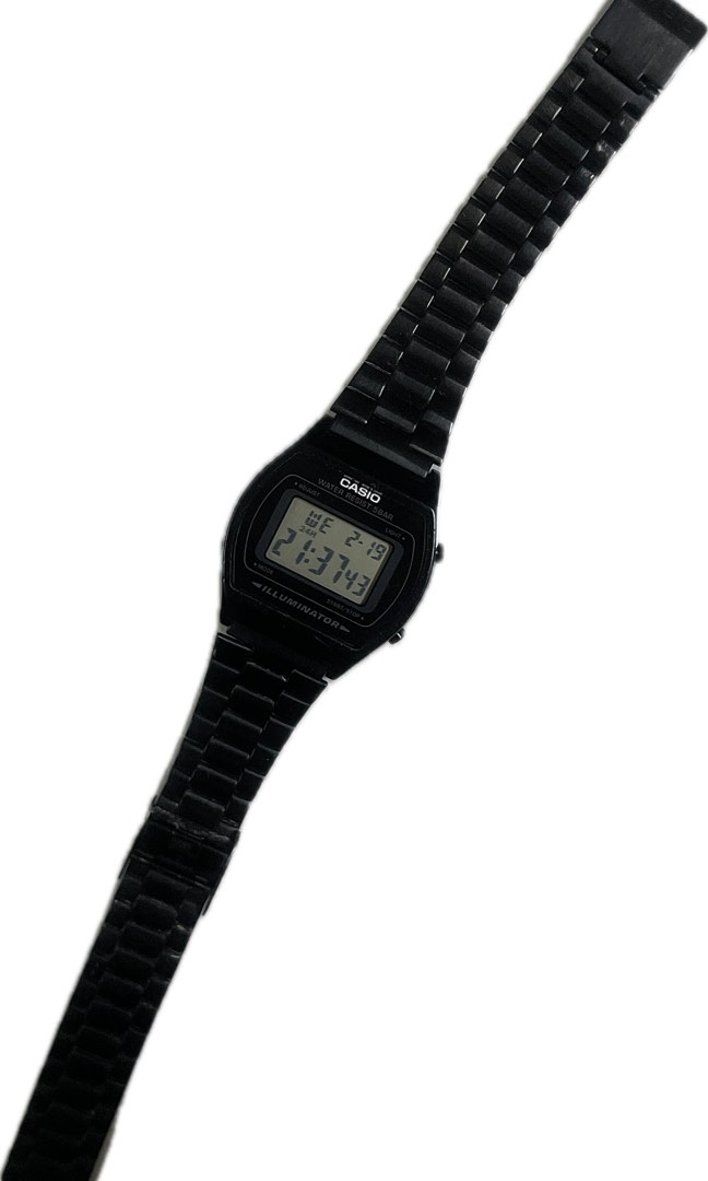 Casio B640WB-1A Illuminator Black Unisex Digital Watch, Men's Fashion, Watches & Accessories ...