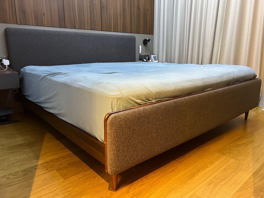 Castlery Patrick Bedframe King size, Furniture & Home Living, Furniture ...