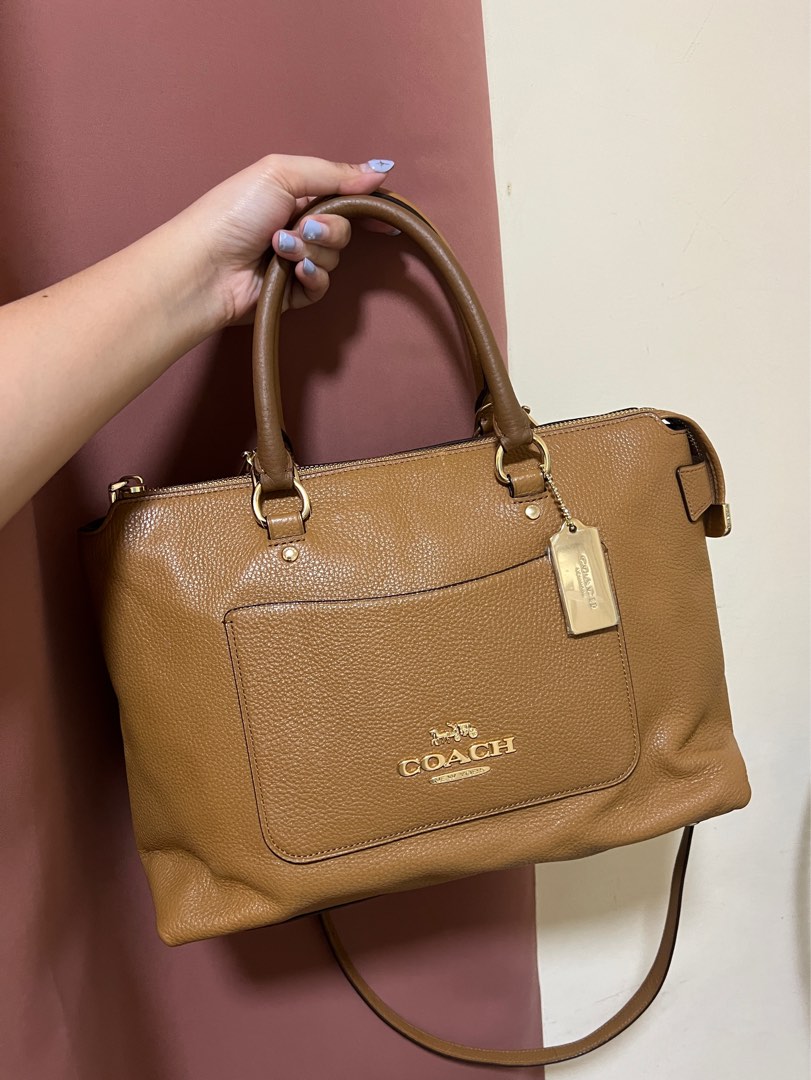 Coach Emma Satchel, Luxury, Bags & Wallets on Carousell