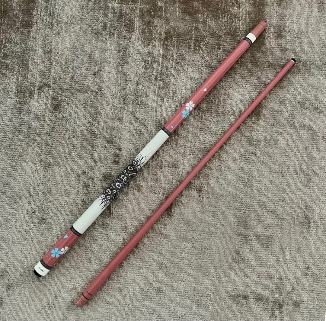 Cuppa Pink P1 B1 Carbon Fiber Stick Billiard Biliar Cue Girl Wanita ...