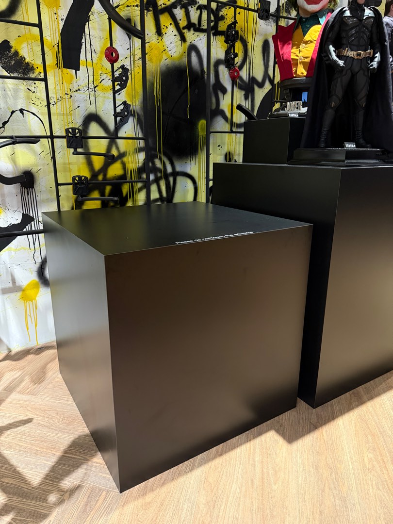 Custom Made Matt Black Laminated Pedestals perfect for Statues/ Busts. Heavy Duty. Free Delivery ...