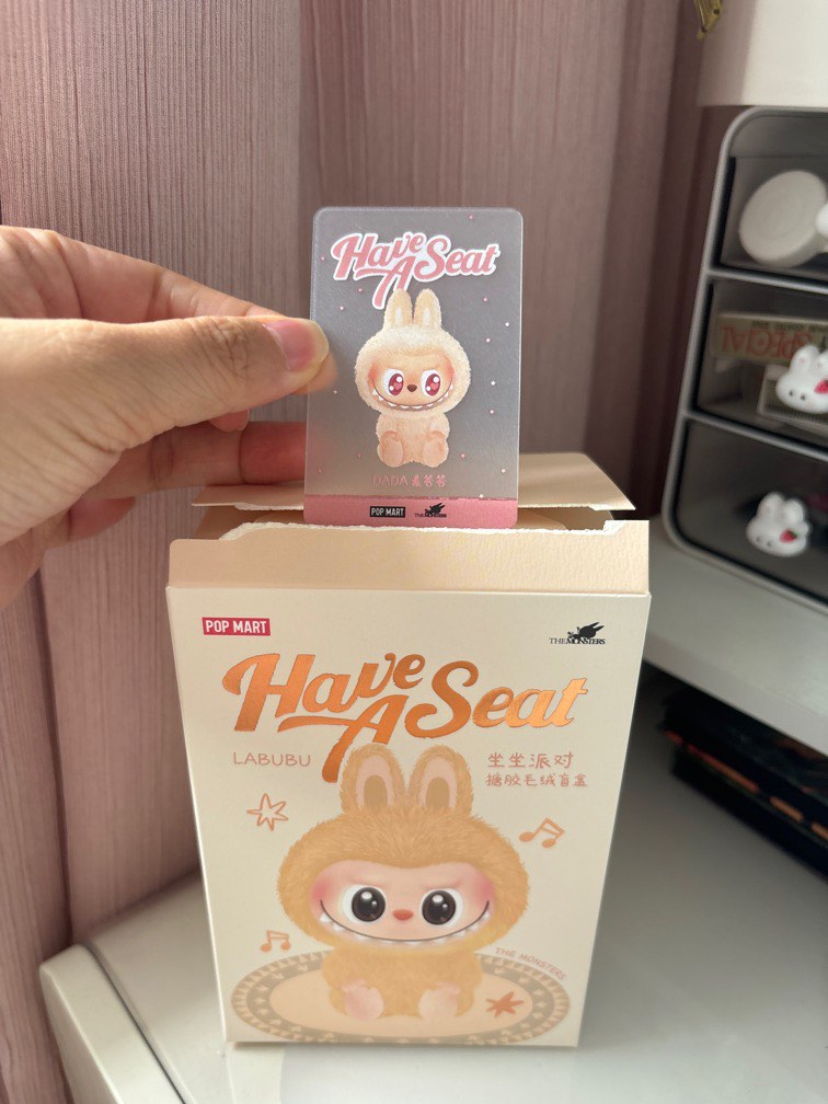 dada: THE MONSTERS - Have a Seat Vinyl Plush Blind Box, Hobbies & Toys ...