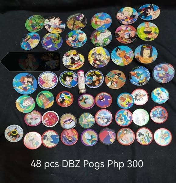 DBZ Pogs 48 pcs, Hobbies & Toys, Memorabilia & Collectibles, Fan ...