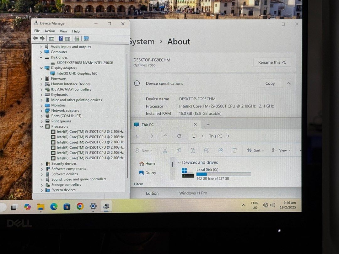 DELL OptiPlex Office Tiny Mini Workstation Desktop Computer PC CPU ...