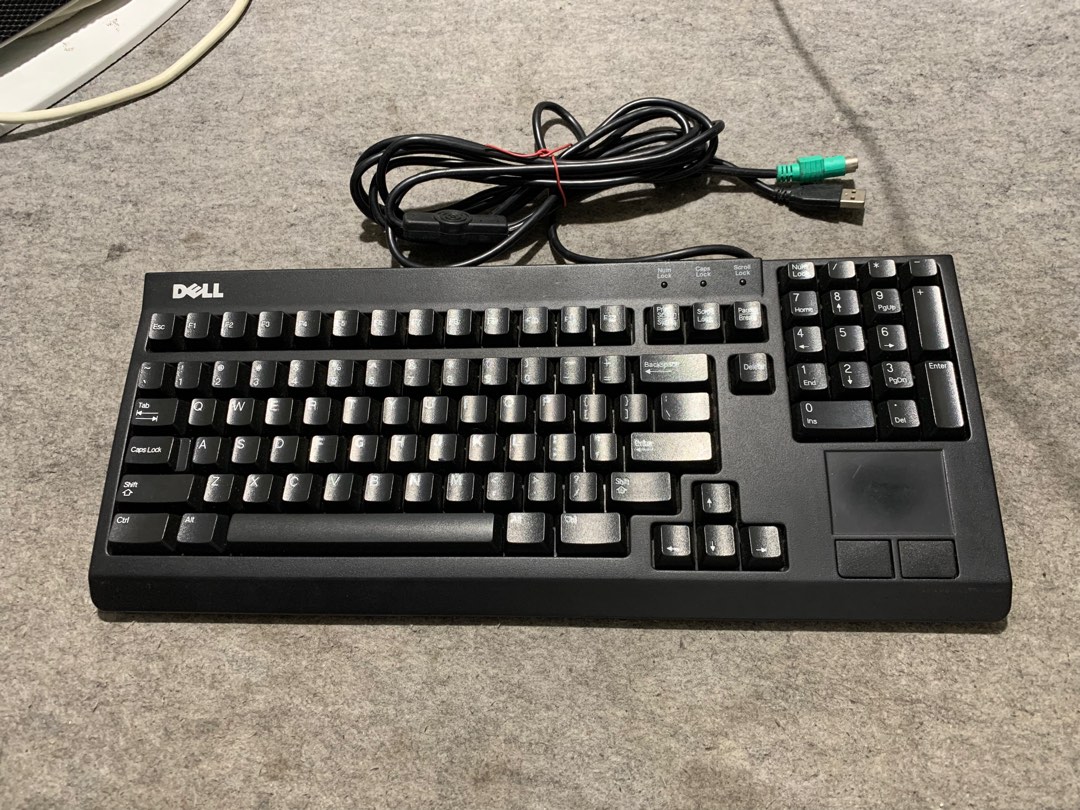 Dell Original Keyboard Mouse Combo For Server Rack Usb & Mouse Pad ...
