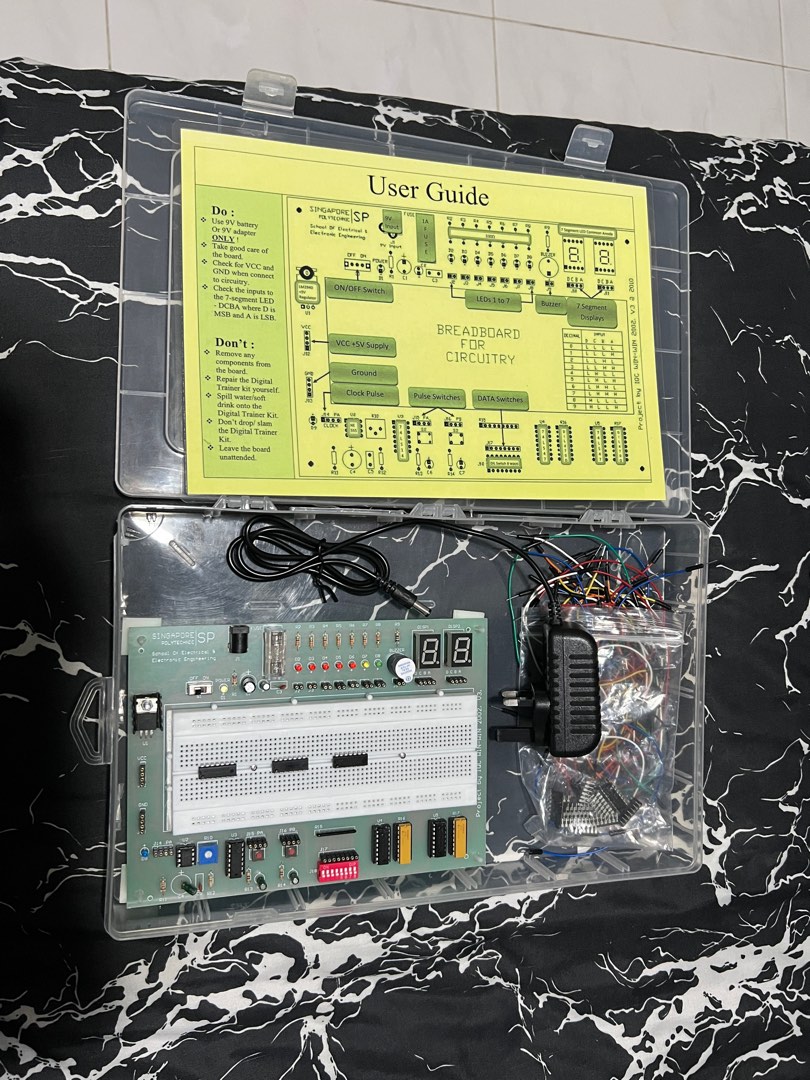 Digital Trainer Kit Breadboard for Digital Principles, Computers & Tech ...