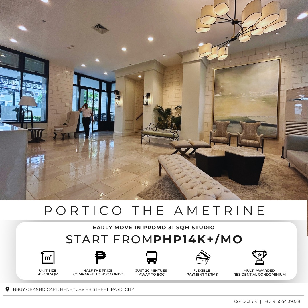 Early Move in Promo Studio Unit 31 SQM Near to BGC, Property, For Sale ...