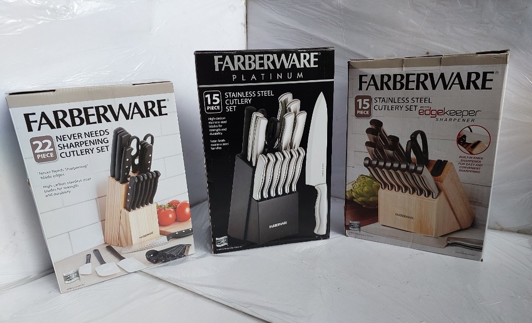 Farberware Cutlery Knife Set 15PC 22PC Assorted NewUSA, Furniture ...