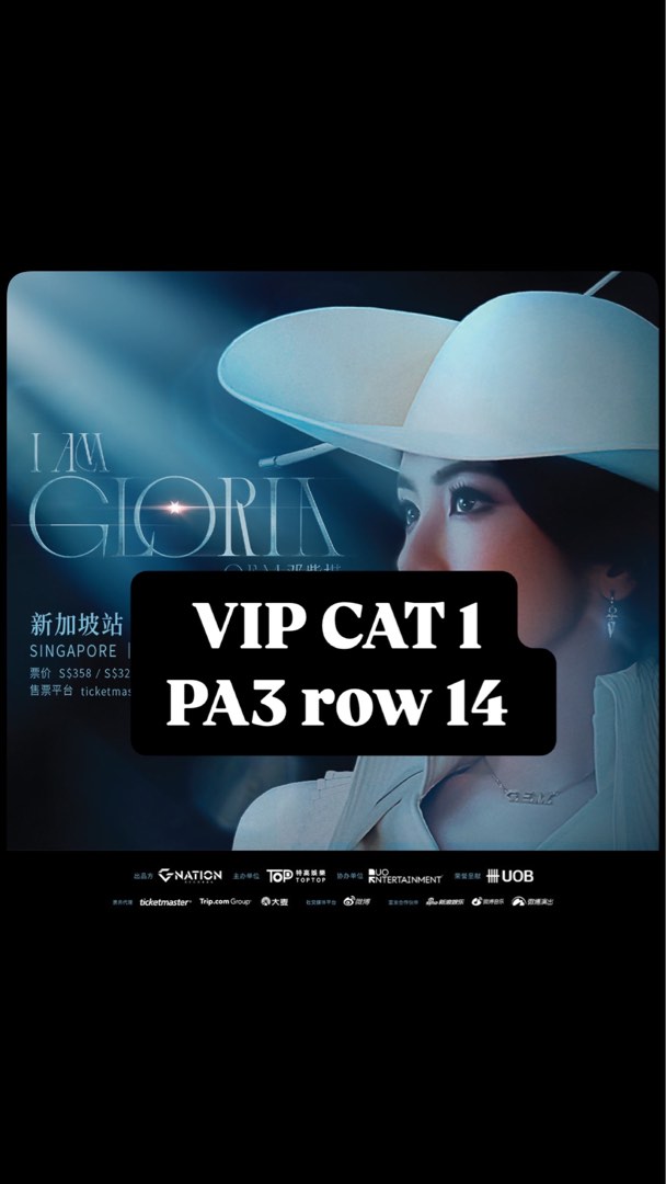 GEM Singapore Gloria Concert, Tickets & Vouchers, Event Tickets on Carousell
