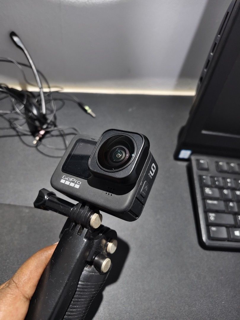 Go Pro Hero 9 With Max Lens Mod, Photography, Cameras on Carousell