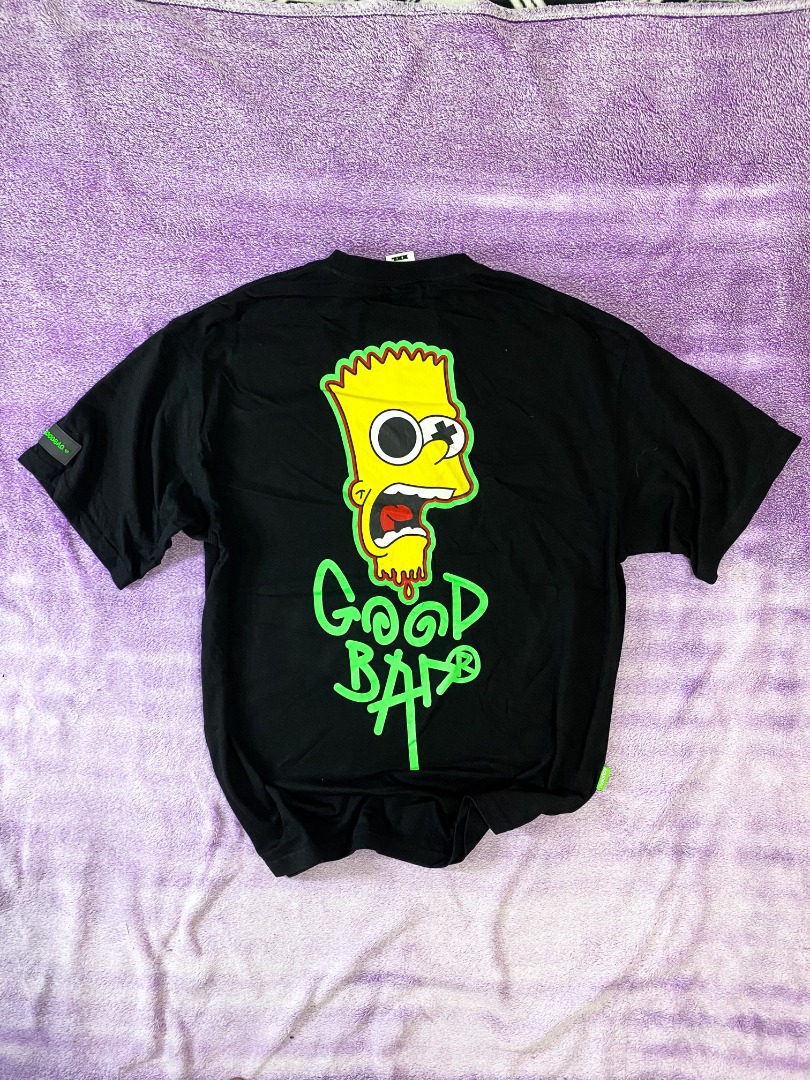 GOODBAD SIMPSONS GLOW IN THE DARK, Men's Fashion, Tops & Sets, Tshirts ...