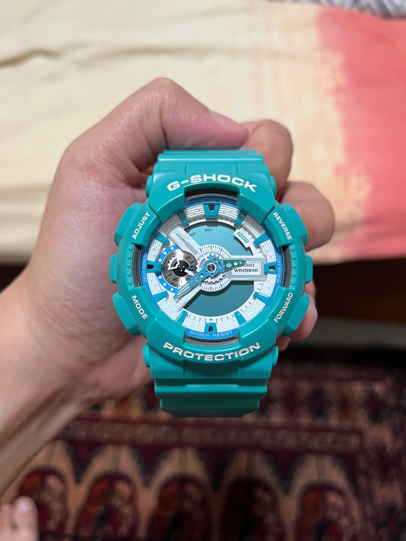 G-Shock Casio Turquoise/Sky Blue, Men's Fashion, Watches & Accessories ...