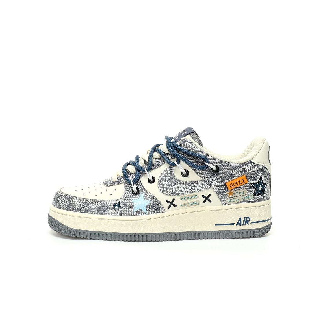 Gucci x Nike Air Force 1 Low"Esquisite Gucci", Men's Fashion, Footwear ...