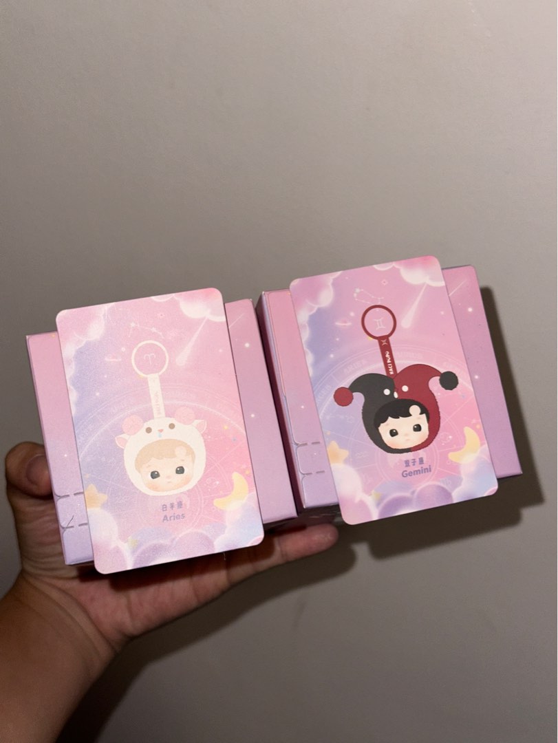 Hachipupu Constellation Plush Blind Box Keychain - Gemini and Aries ...