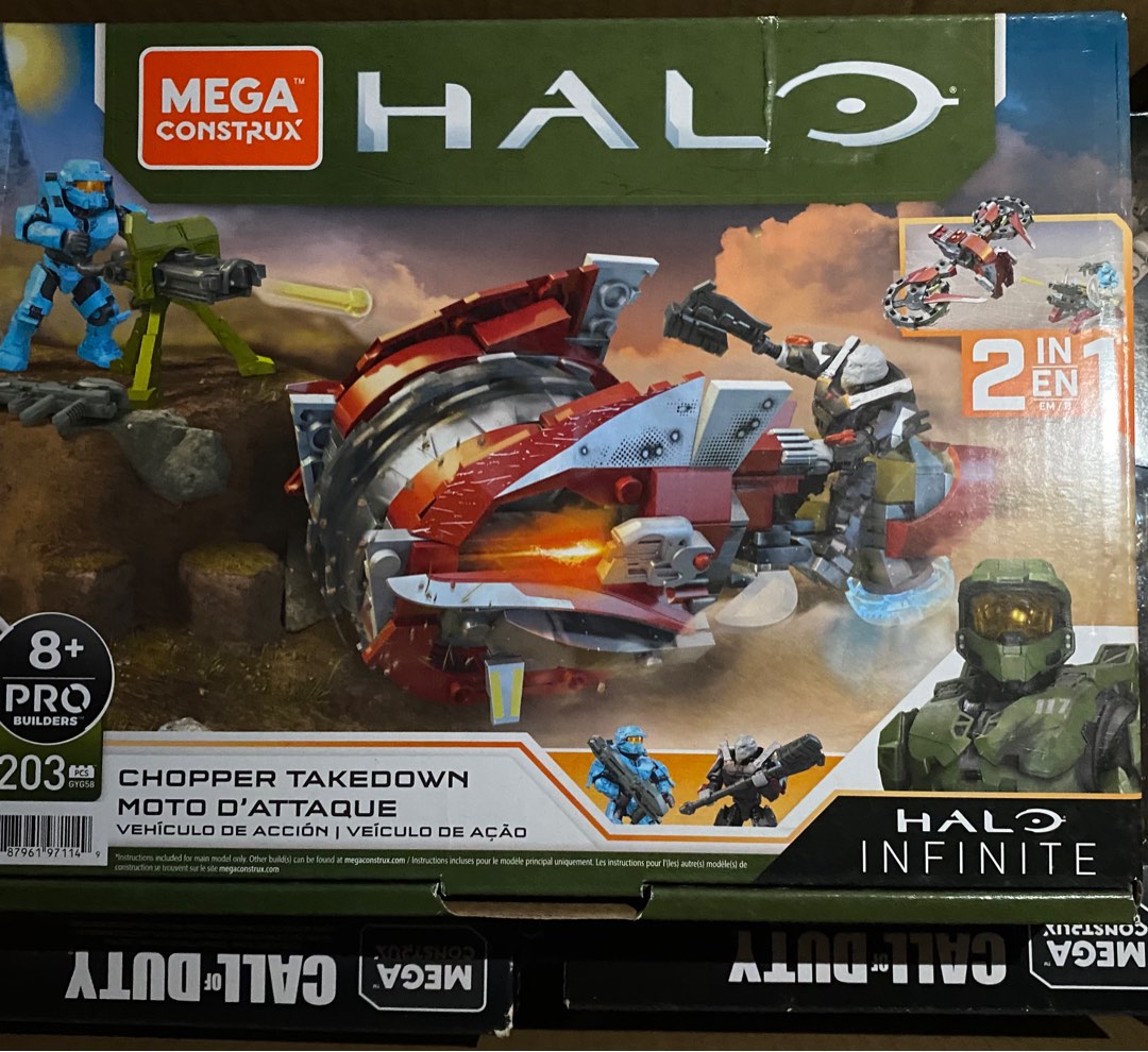 Halo Mega Construx Brute Chopper, Hobbies & Toys, Toys & Games on Carousell