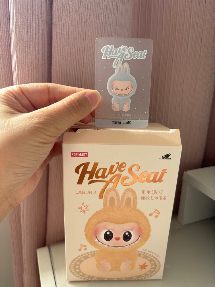 Hehe: THE MONSTERS - Have a Seat Vinyl Plush Blind Box, Hobbies & Toys ...