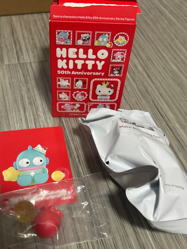 hello kitty 50th anniversary popmart (hangyodon), Hobbies & Toys, Toys ...