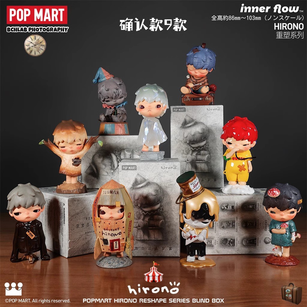 Hirono reshape series full set popmart figurine, Hobbies & Toys, Toys ...