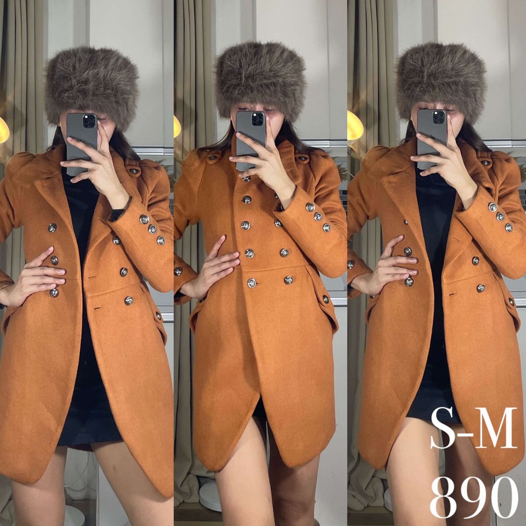 HQ Branded Wool Coat Winter Coat, Women's Fashion, Coats, Jackets and ...