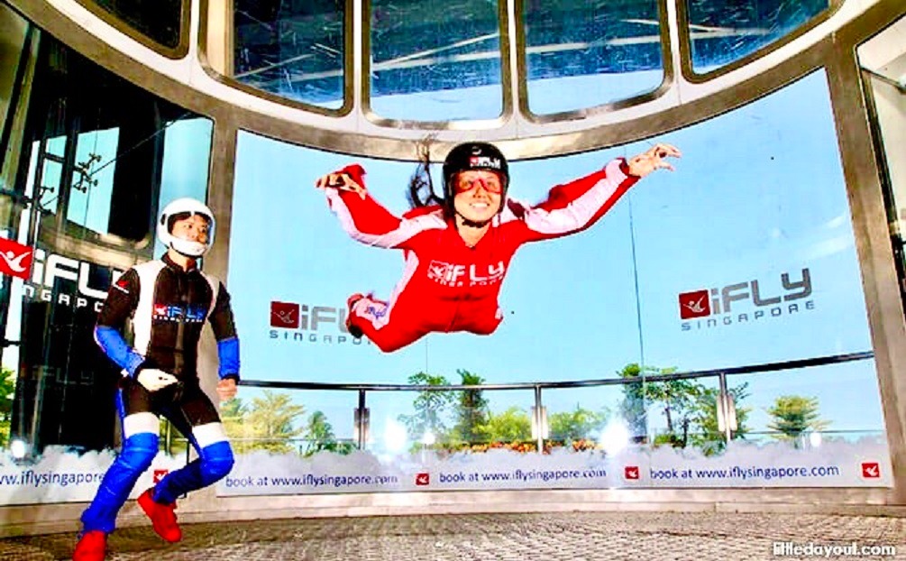 Ifly Sentosa cheap ticket discount promotion Universal Studios Adventure cove water park S.E.A ...