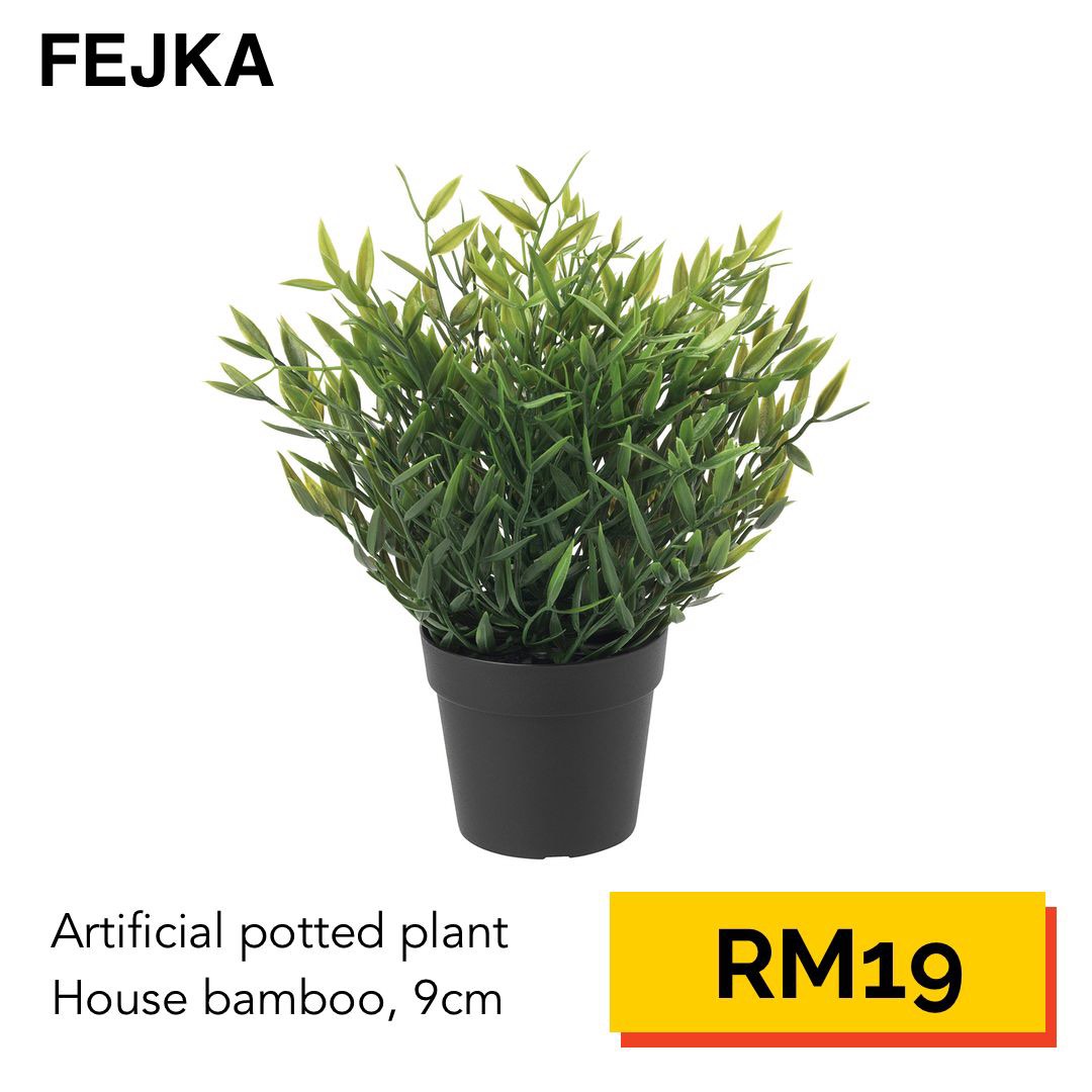 IKEA Artificial plant fejka house of bamboo, Furniture & Home Living ...